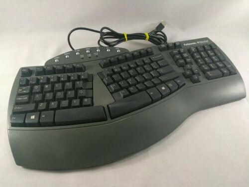 Fellowes Microban Ku-9938 Split Ergonomic US 117key USB Desktop ...
