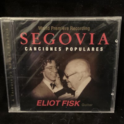 ELIOT FISK guitar, SEGOVIA Canciones Populares - MusicMasters CD 1996 ...