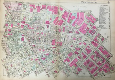 1926 PROVIDENCE RI FEDERAL HILL LASALLE SQUARE MATHEWSON ST-BATTEY ST ...