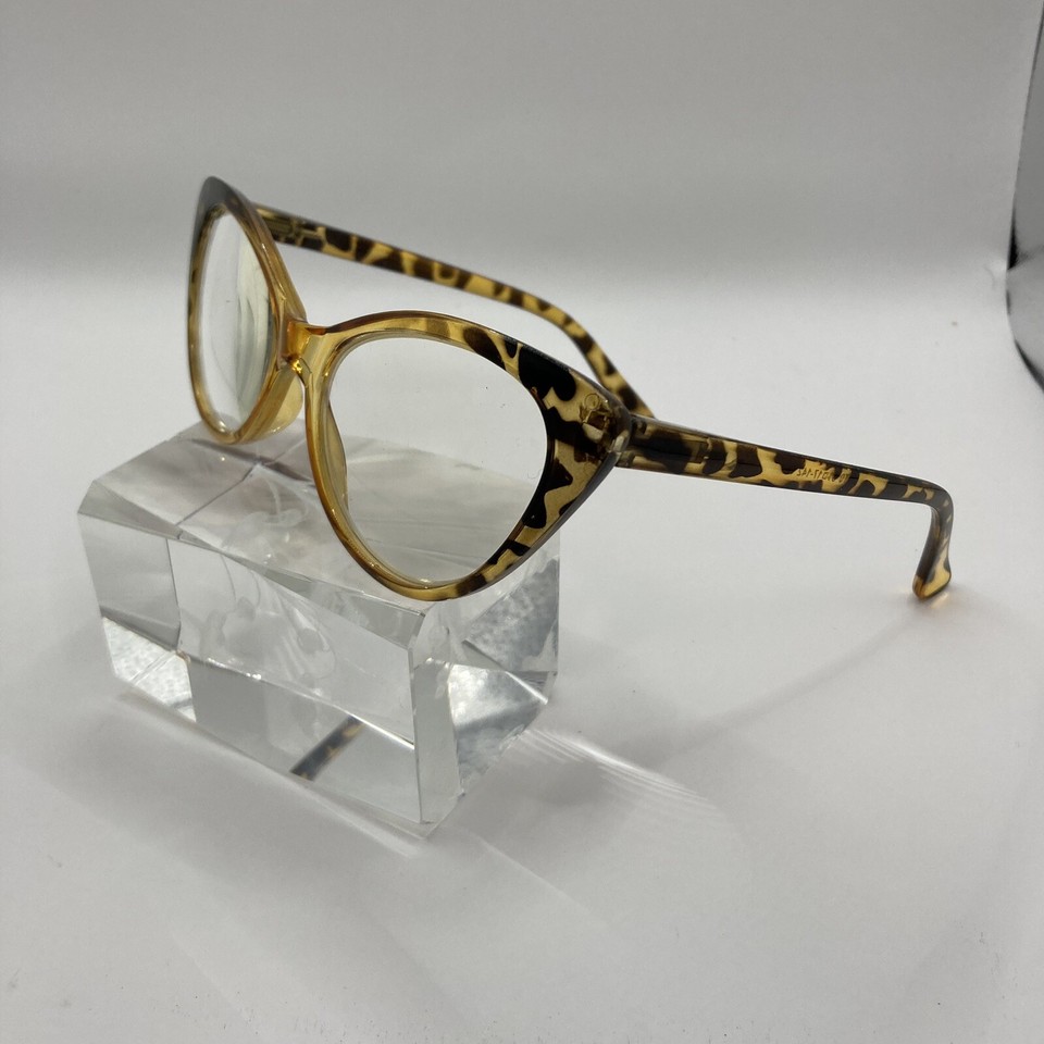 CATO Cat Eye Glasses Blonde Tortoise Flex Hinge Frame Only 52 17 142 | eBay