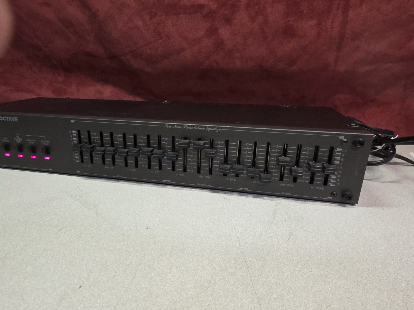 AudioControl the Octave EQ Stereo Audio Equalizer with Subsonic Filter ...
