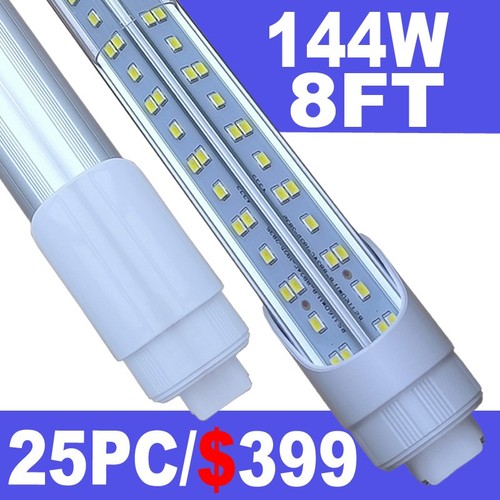 R17D HO T8 8FT LED Tube Light Bulbs 144W 8 Foot LED Shop Light Bulb ...