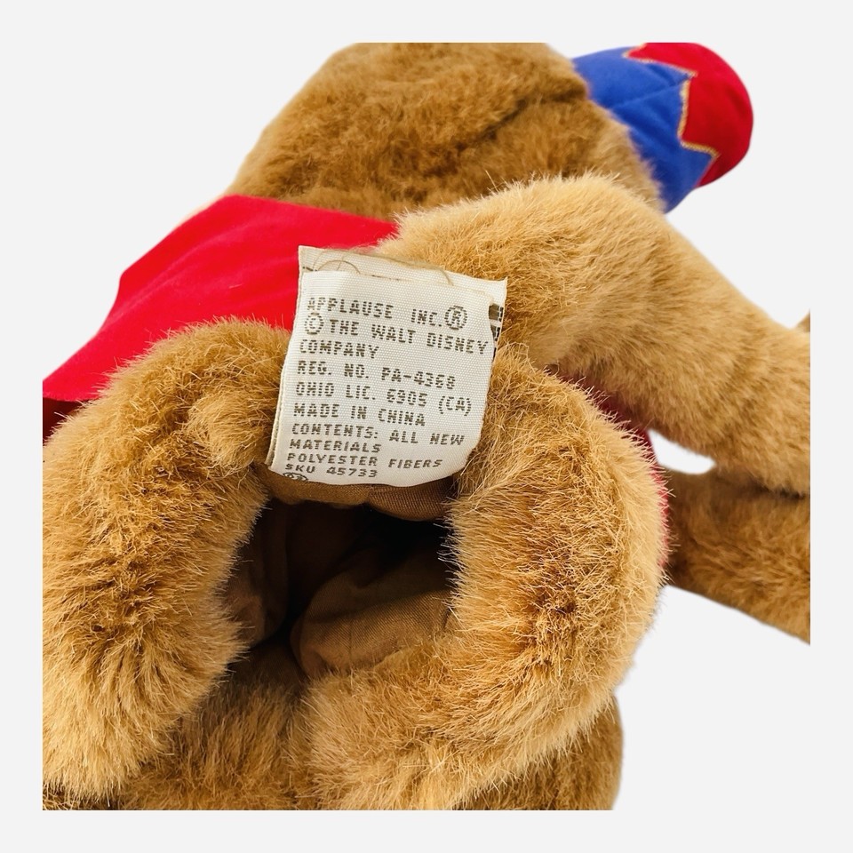 Applause Disney Aladdin Abu Monkey Body Hand Puppet Plush VTG 1990's ...