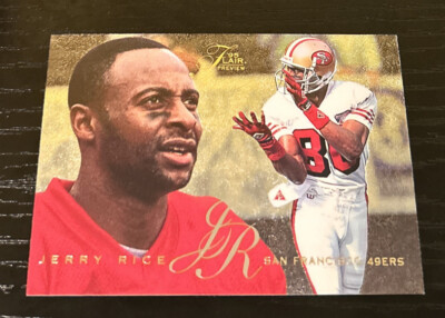 1995 Fleer Flair Preview Jerry Rice | eBay
