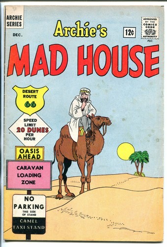 ARCHIE'S MAD HOUSE #30 1963-FULL PAGE SABRINA-ARAB-CAMEL-CAPTAIN ...
