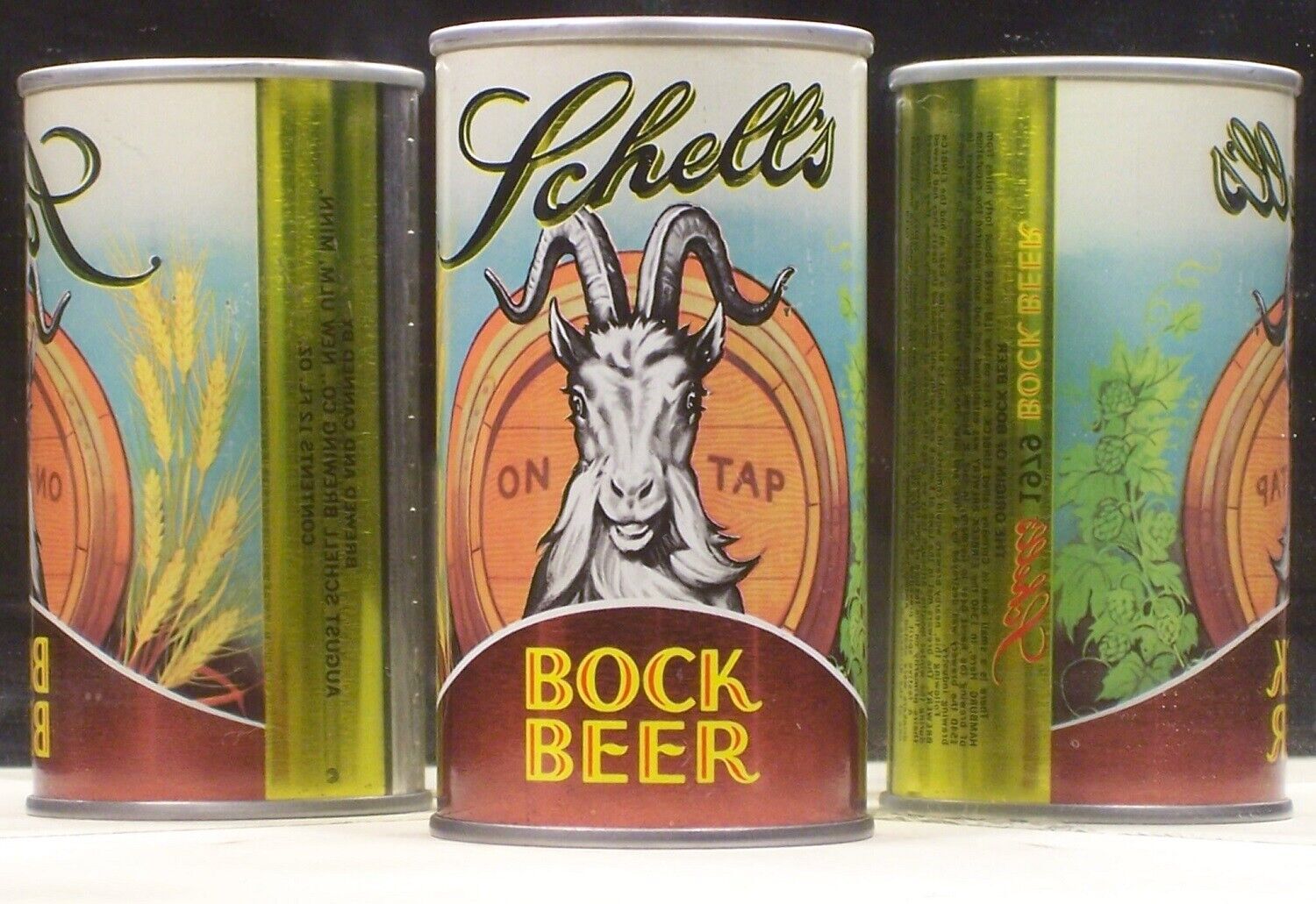 Schell's Bock Beer Dated 1979 12 oz Can White Goat Minnesota 910 P/T A ...