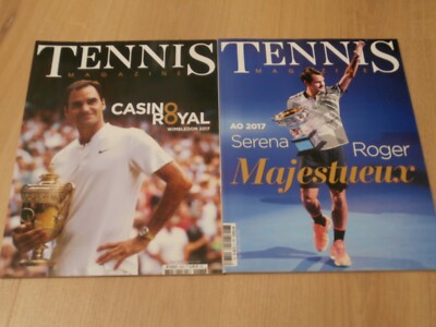 ROGER FEDERER, AMAZING SET OF 3 MAGAZINES TENNIS MAGAZINE, COLLECTOR # ...