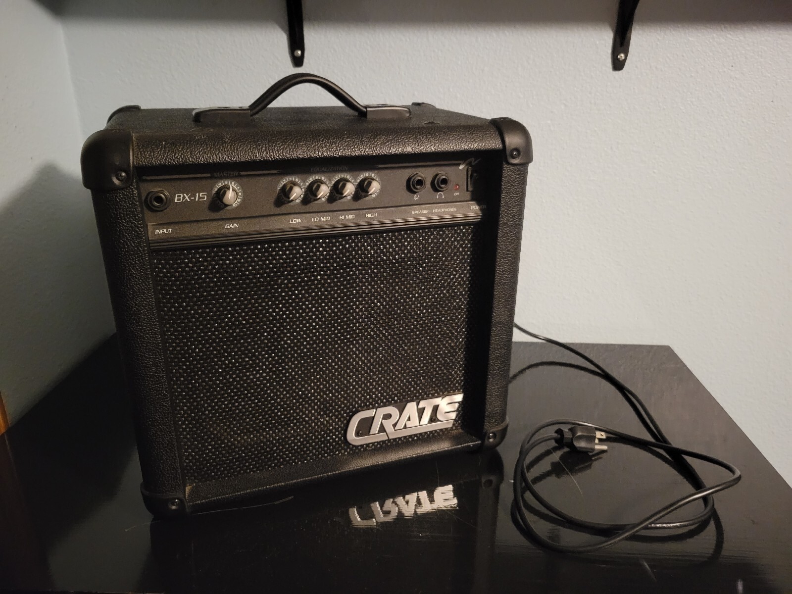 CRATE BX-15 amplifier, 4-band EQ & 1/4" cable 10' | eBay