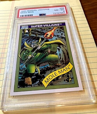 Mint 1990 Marvel Universe Mole Man #68 NM-MT 8 & bonus cards always ...