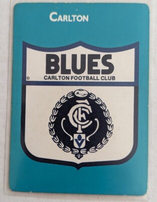 1988 VFL SCANLENS Carlton Blues Logo Excellent Condition | eBay Australia