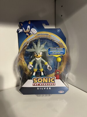 Sonic The Hedgehog SILVER Action Figure 4" Jakks Pacific FAST SHIPPING ...