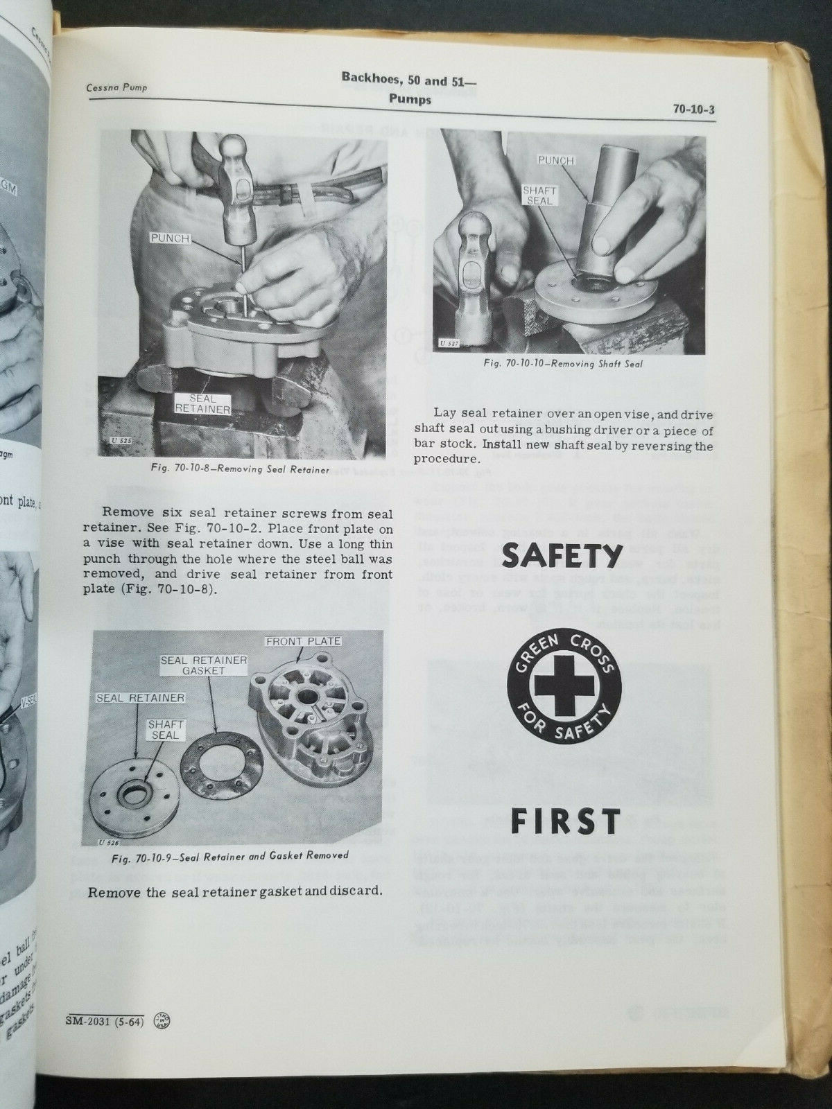 John Deere Models 50 and 51 BAckhoes Service Manual - SM-2031 | eBay