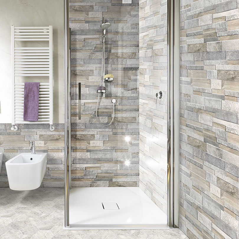 Split Face Effect Porcelain Feature Wall Tiles, Stone Cladding SAMPLE ...