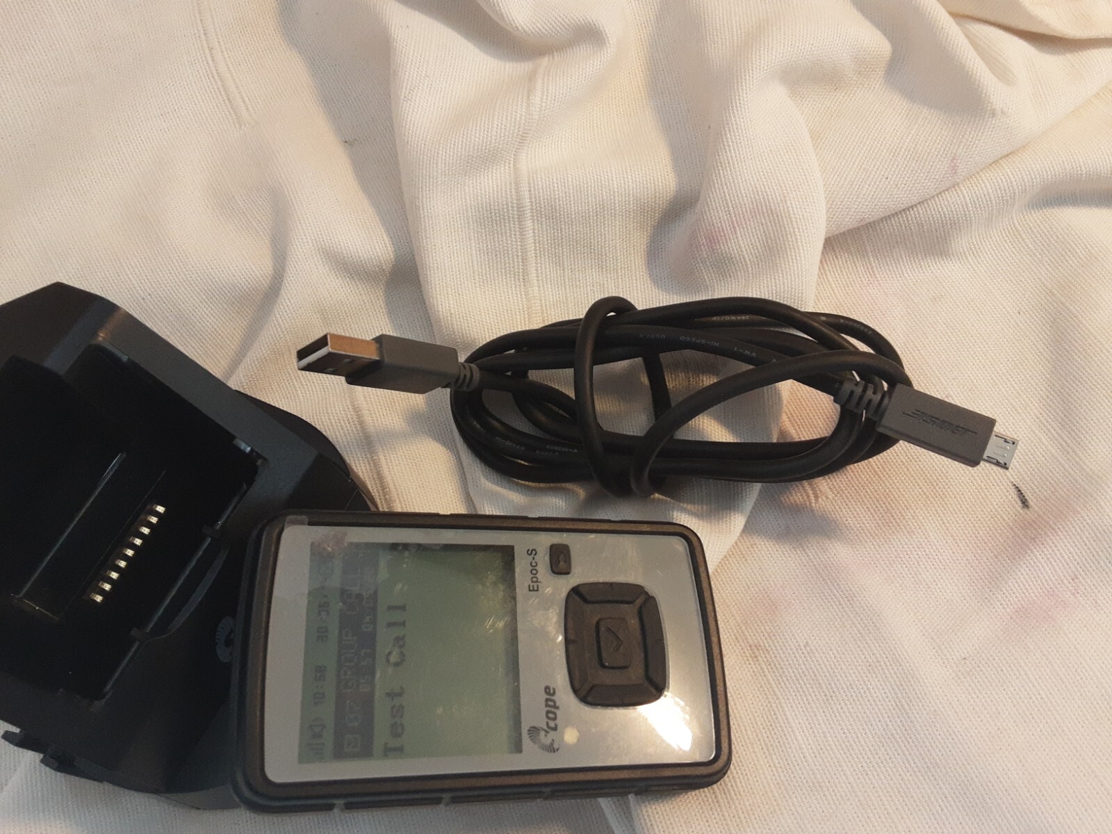 Scope EPOC-S Critical Alert Communicator Pager (EPOC-SM) + Base Cradle ...