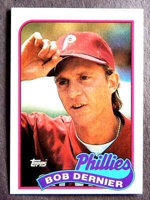 Bob Dernier #418 Topps 1989 Baseball Card (Philadelphia Phillies)* | eBay