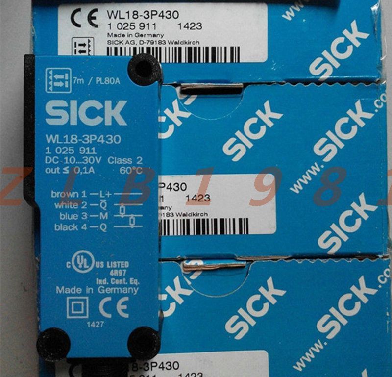 ONE NEW- SICK Photoelectric Switch WL18-3P430 ZL8 | eBay