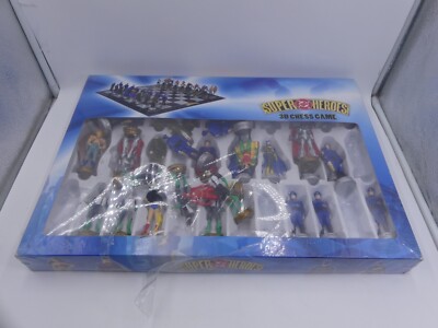 DC 3D SUPERHERO CHESS JL BATMAN V SUPERMAN Board Game UNITED LABELS ...