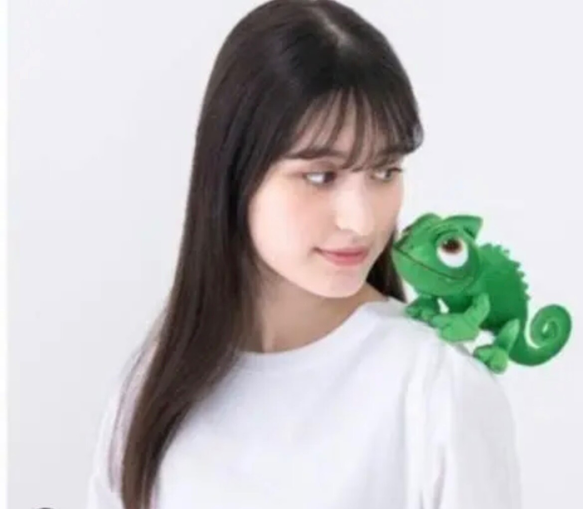 Tokyo Disney Resort Tangled Pascal Rapunzel Plush Toy Shoulder Clip ...
