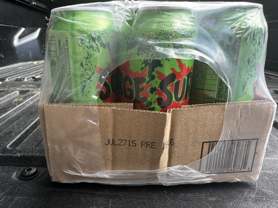 Surge Soda 12 Pack - Discontinued - Collectors Item - “Not For ...