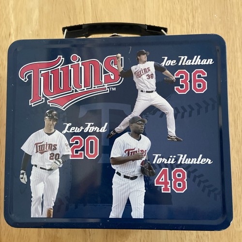 Metal Lunch Box Minnesota Twins Hunter Nathan Ford Mauer Morneau ...