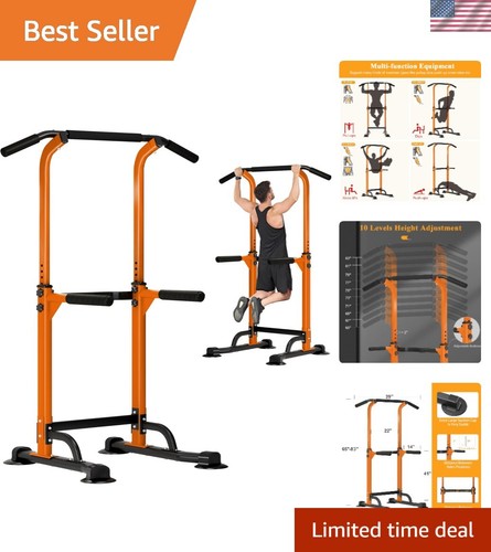Pull Up Bar, Power Tower Dip Bar, Pull Up Bar Free Standing with 10 ...