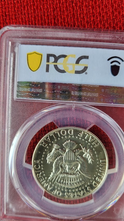 1968 S Kennedy Half Dollar Proof 40% Silver Graded PCGS PR68 High-Grade ...