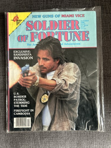 Soldier of Fortune magazine vintage issue 1986 Miami Vice/Don Johnson ...