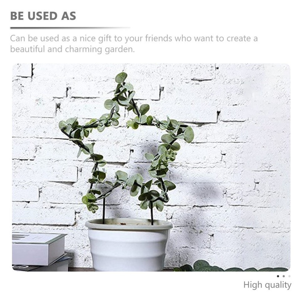 4 pcs Creative Adorable Iron Plant Climbing Stands Flower Pot Climbing ...