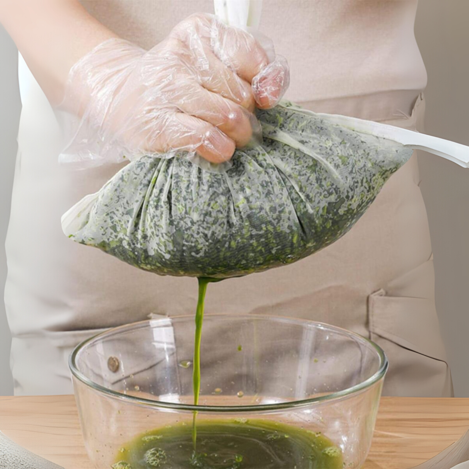 Fine Mesh Fabric Strainer Filter Bag Nut Milk Reusable Bag Cheese Cloth ...