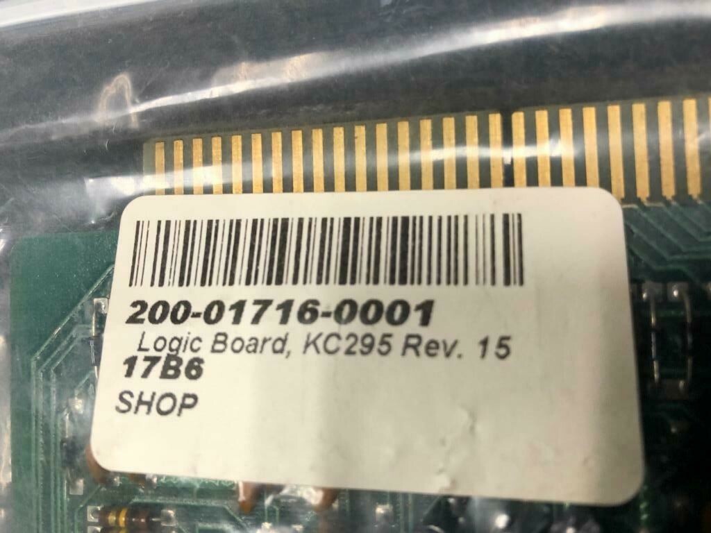 LOGIC BOARD KC295 REV 1.5 P/N 200-01716-0001 (HONEYWELL) OHC W/TAG ...