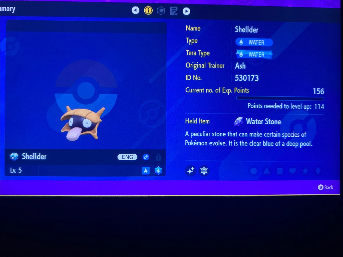 Shiny Shellder Evolution