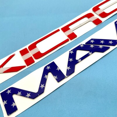 Color Flag Tailgate Insert Letters Badge For MAVERICK Emblem 2022-2024 ...