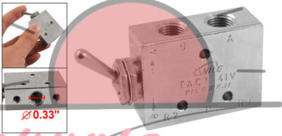 1PCS Air Pneumatic 2 Position 5Way Switch Valve TAC2-41V ~ | eBay