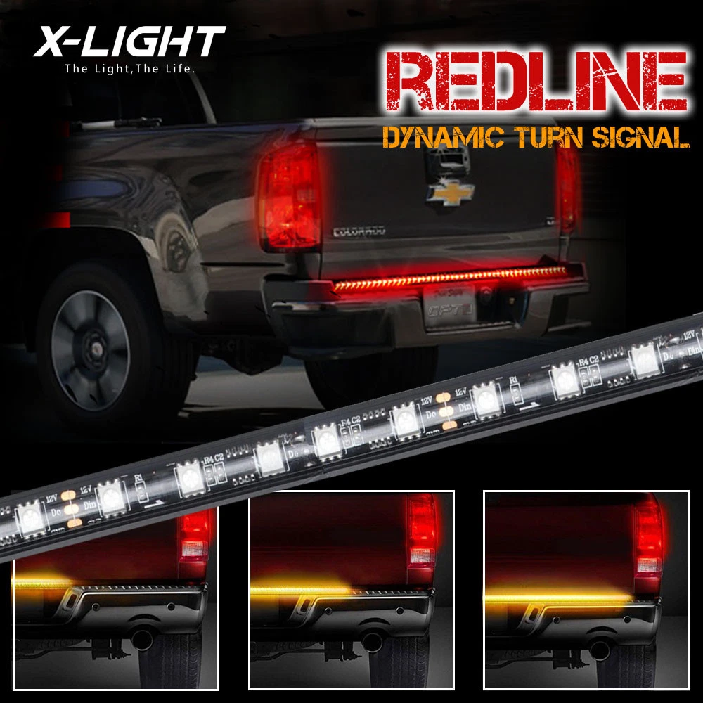 Redline Triple Led Tailgate Light Bar Wiring Diagram | Shelly Lighting