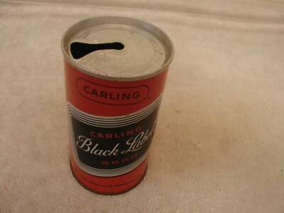 12 OZ. ZIP TAB CARLING BLACK LABEL BEER CAN 7 PLANTS | eBay