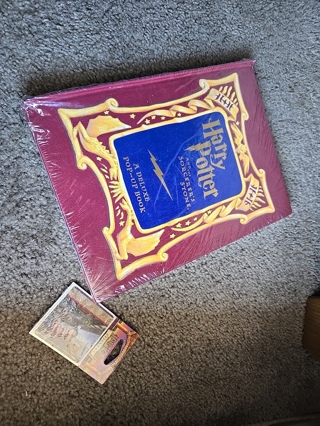 Harry Potter Lot Of 2 VTG NBO - "Sorcerer's Stone" Pop Up Book and 1 ...