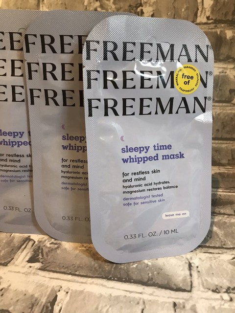 4x FREEMAN Sleepy Time Whipped Mask For Restless Skin and Mind 10ml ...