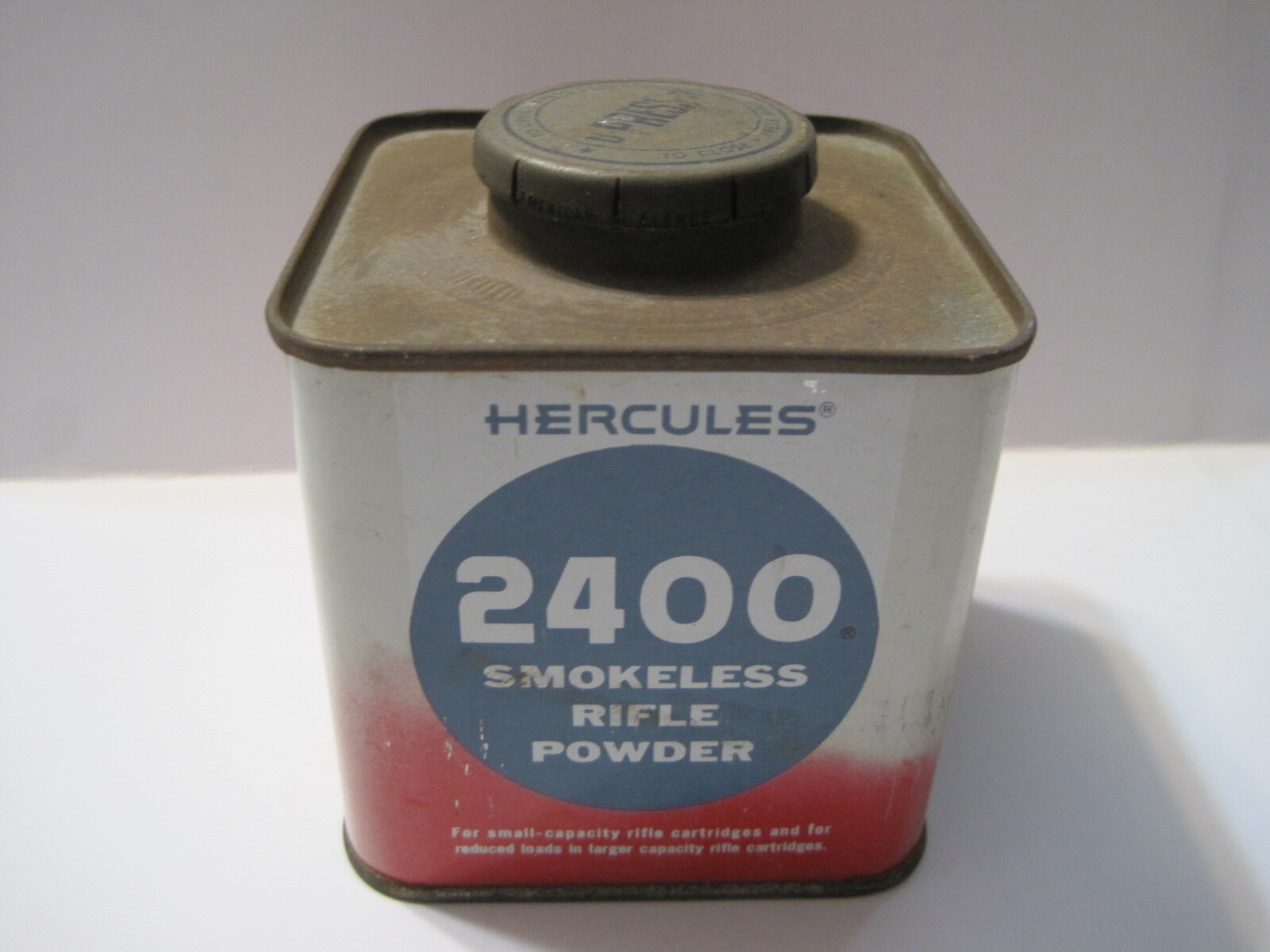 Vintage Hercules 2400 Smokeless Rifle Powder Tin - Empty | eBay