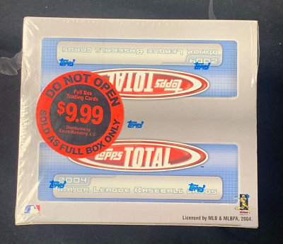 2004 Topps Total MLB Baseball Factory Sealed 36 Pack | eBay