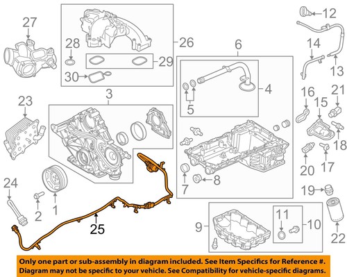 FORD OEM 17-19 F-250 Super Duty Engine Engine Parts-Wire KC3Z6B018C | eBay