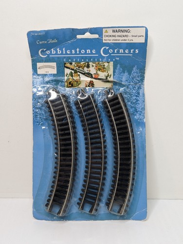 Cobblestone Corners Collectibles Train Curved Track Pack of 8 Prices ...