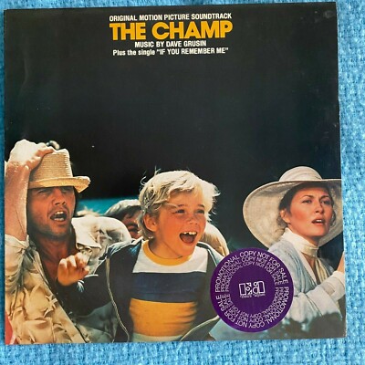 The Champ Movie Film Soundtrack Dave Grusin LP Vinyl Record Album 1979 ...
