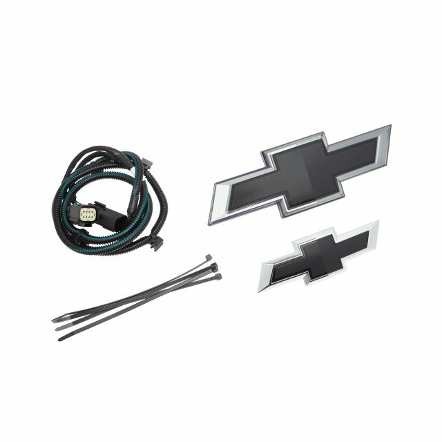 21-24 Suburban & Tahoe Illuminated Bowtie Emblems in Black GM OEM NEW ...