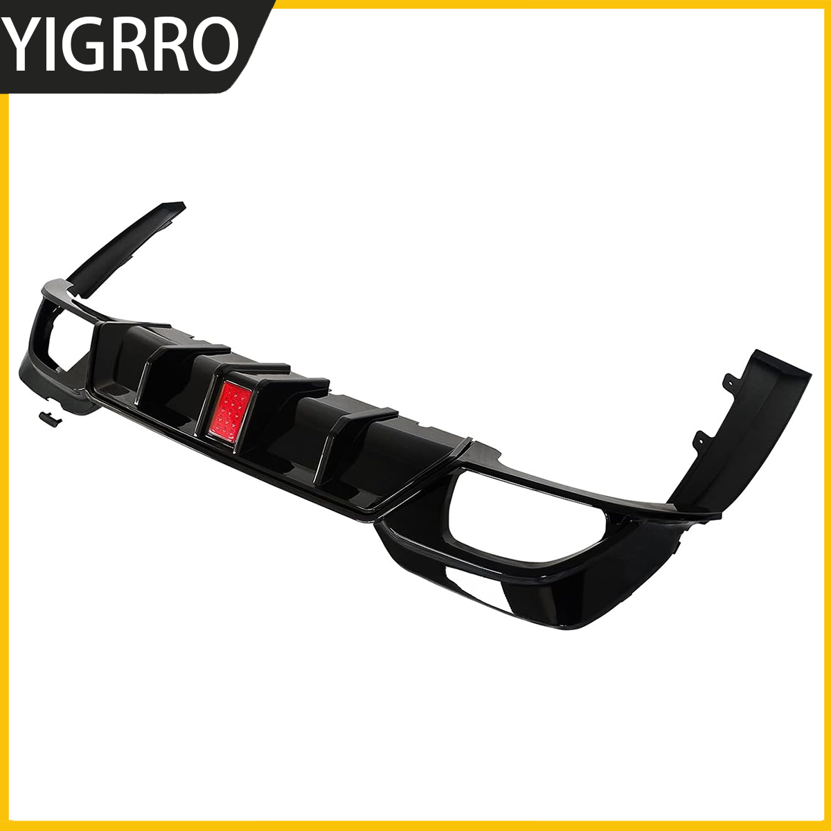 CMS Gloss Black Rear Diffuser W/ LED Light For 19-22 BMW 3 Series G20 ...