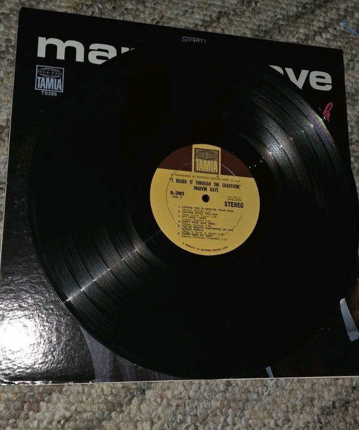 Marvin Gaye I Heard It Through The Grapevine! 1968 LP VG+/VG Motown ...