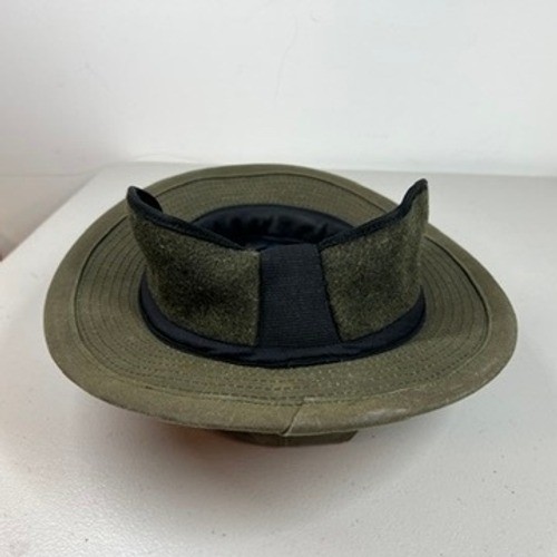 Filson Insulated Tin Cloth Packer Hat Adult Medium Otter Green Wool Ear ...