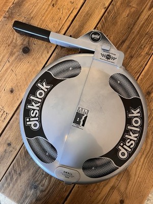 Disklok Gold Edition Steering Lock (Silver) Size: Small RRP £169.99 ...
