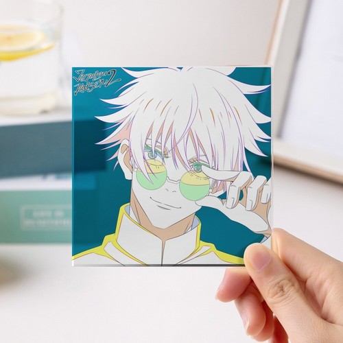 Jujutsu Kaisen Satoru Gojo Cosplay Acrylic Cup Mat Decor Anime Coaster ...