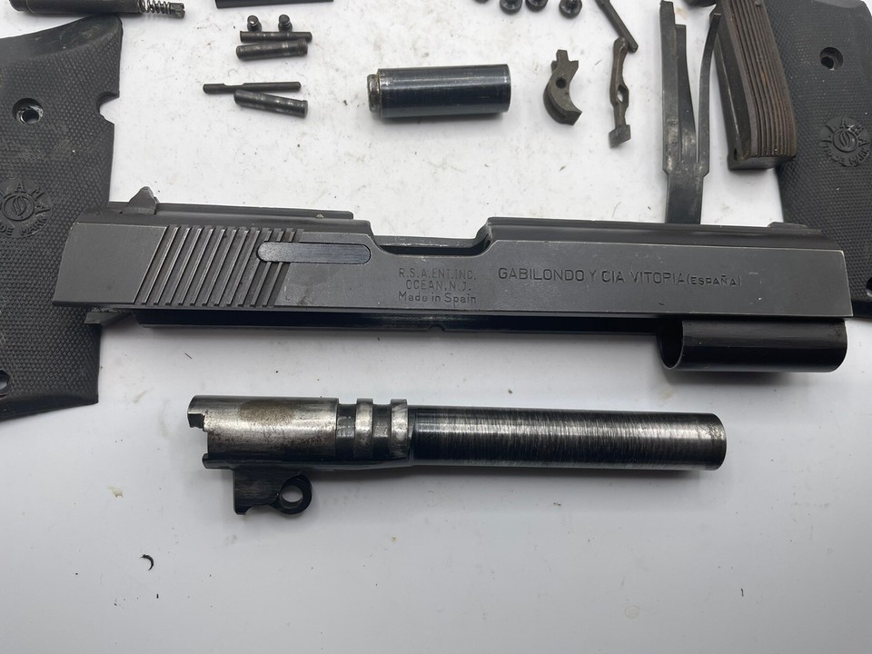 Llama IX-C double stack 45 Complete Parts Slide Barrel And Lower Parts ...