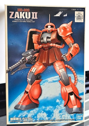 Gundam MS-06S ZAKU II FIRST GRADE FG-02 1:144 Bandai 1999 NEW Model Kit ...